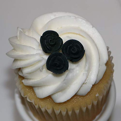 Set of 40 Mini Royal Icing Roses - Edible Cupcake Toppers - Petite ...