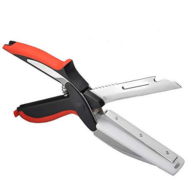 Kitchen Food Cutter Chopper Clever Kitchen Knife with Cutting Board ...