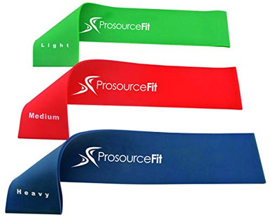 Prosource Fit Loop Resistance Bands Set of 3, 2-inch Wide for Leg ...
