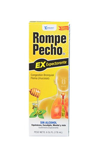 Rompe Pecho EX Cough Syrup 6 Fl Oz - Warehousesoverstock
