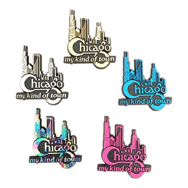 Chicago Metallic Refrigerator Magnets - Set of Twelve 12 Magnets ...