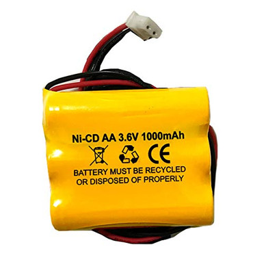 3.6v 1000mAh Exit Sign Emergency Light NiCad Battery Replacement White ...