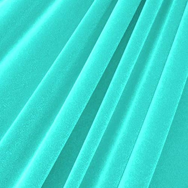 Valentina Textile Inc. Stretch Velvet Tiffany Blue Fabric by The Yard ...