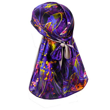 Premium Velvet Wave Durag - Silky Durag Headwraps with Extra Long Tail ...