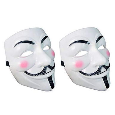 Halloween Masks Compatible with V for Vendetta Mask Costume Party Mask ...