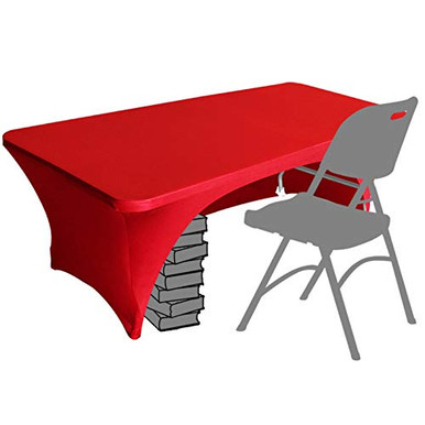 Eurmax Spandex Table Cover 8 ft. Fitted 30Plus Colors Polyester ...