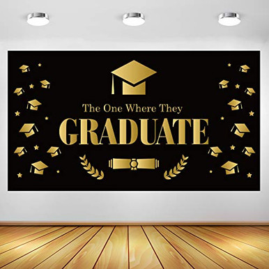 Belrew Durable Congrats Grad Graduated Party Backdrop Banner 2021 Prom ...