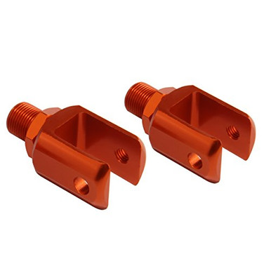 Custom Motorcycle Shock Absorber Rear Suspension U-type Adapters Orange ...