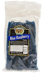 Old Fashioned Blue Raspberry Twists Licorice Sticks - Warehousesoverstock