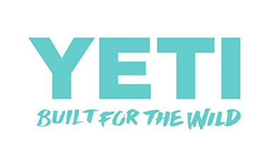 YETI Built for The Wild Window Decal Seafoam - Warehousesoverstock