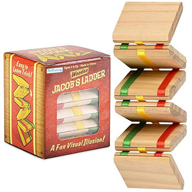 ArtCreativity Wooden Jacob s Ladder Toy Set of 2 Wood Retro Toys for ...