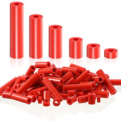 120 Pieces Outlet Screw Spacers Rubber Round Spacer for Electrical ...