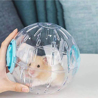 JUILE YUAN Blue - Silent Hamster Ball Mini Running Activity Exercise ...