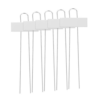 25pcs Metal Plant Label Plant Markers Nursery Tag Garden Reusable ...