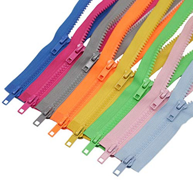 Meillia 8pcs 32" Two Way Separating Jacket Zippers for Sewing Coat ...