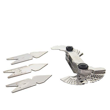 Utoolmart Thread Gauge Pitch Cutting Gages Measuring Tool Centre Gage ...