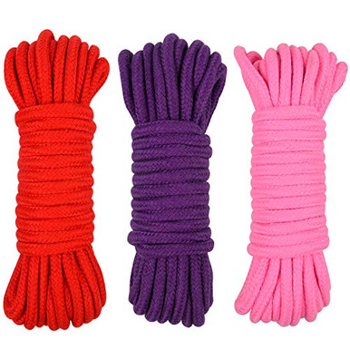 32 Feet Soft Cotton Japanese Bondage Kinbaku Shibari Rope Bondage ...
