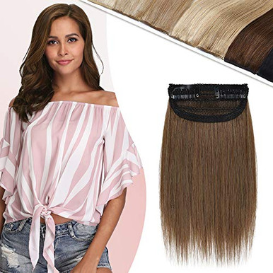 Human Hair Clip in Mini Hair Extensions for Men and Women 10 Inch 6 ...