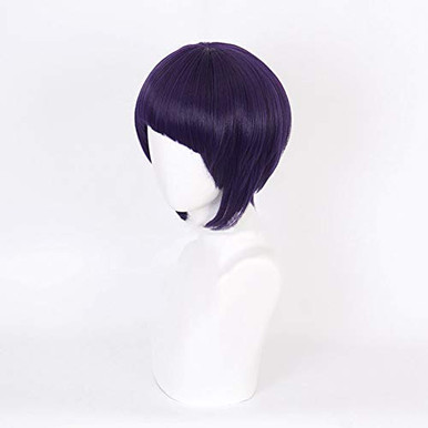 Apehuyuan My Hero Academia Kyoka Jiro Short Unbalanced Hair Purple ...
