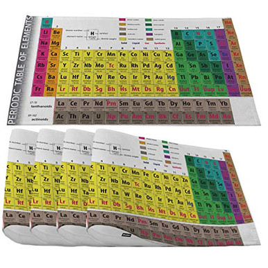 Moslion The Periodic Table Placemats Periodic Table of Elements Student ...