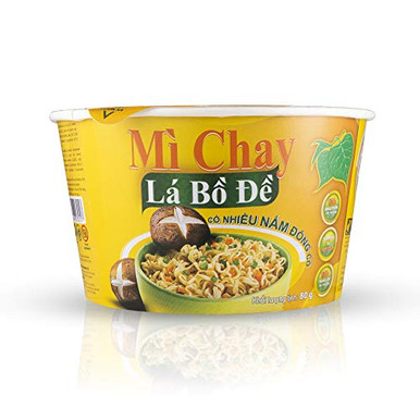Instant Vegetarian Ramen Noodles Bowl 6 pack by SIMPLY FOOD Mi Chay 100 ...