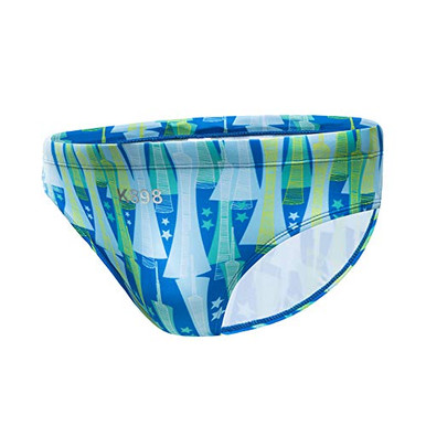 KGKE Men's Athletic Swimwear Briefs Sexy Swim Briefs Camo Pattern ...