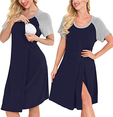 MiiKARE Brumoco 3 in 1 Labor Delivery Nursing Hospital Gown Maternity ...