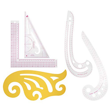 DIY Sewing Ruler Tailor Set French Curve Pattern Ruler Kit French Curve ...