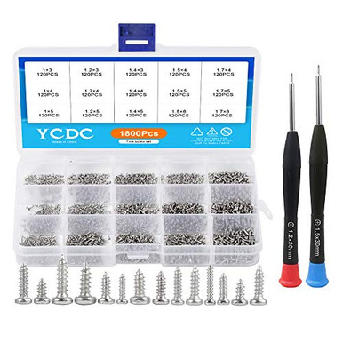 Self Tapping Screws Phillips Wood Screws Assortment Kit Set with Cross ...