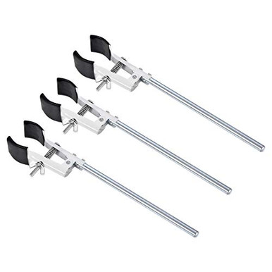 Rubber Jaw Lab Clamp 5-Piece Lab Clamp Set - Rubber Jaw Retort Clamps ...