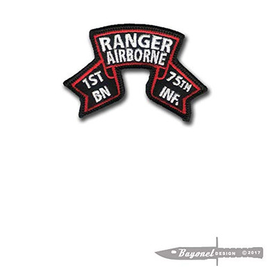 Old Style US 1st Ranger Battalion Ranger Scroll - 3 1 4" x 2 1 8" Dress ...