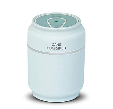 Multi Function Mini Can Air Humidifier with LED Night Light and Mini ...