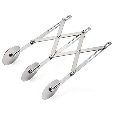XIAMIAO Pastry Cutter Pasta Cutter Adjustable Stainless Steel Round ...