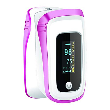 Digital Reading Portable Fingertip Pulse Oxygen Heart Rate and O2 Meter ...