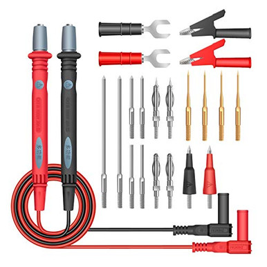 shamjina 22 in 1 Multimeter Test Leads Kit Test Clips Test Tweezer ...