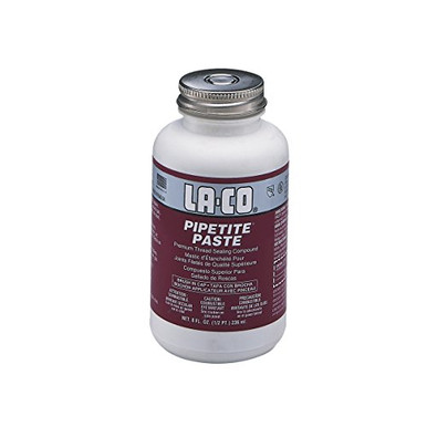 LA-CO PIPETITE Paste Soft Set Thread Compound 1 2 pt Jar with Brush in ...