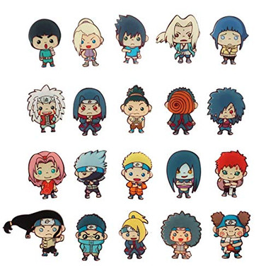 20 Plastic Fridge Magnets with Chibi Figures - Warehousesoverstock