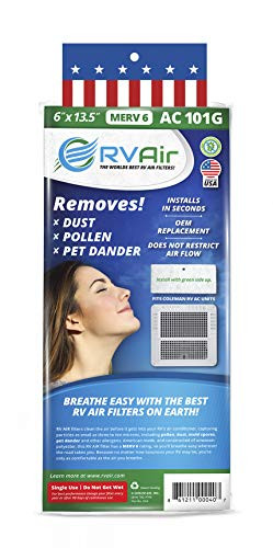RV Air RV AC Filter AC 101G MERV 6 Air Filters for RV Air Conditioner ...