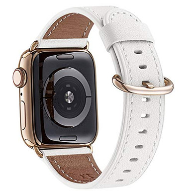 WFEAGL Compatible iWatch Band 38mm 40mm 42mm 44mm Top Grain Leather ...