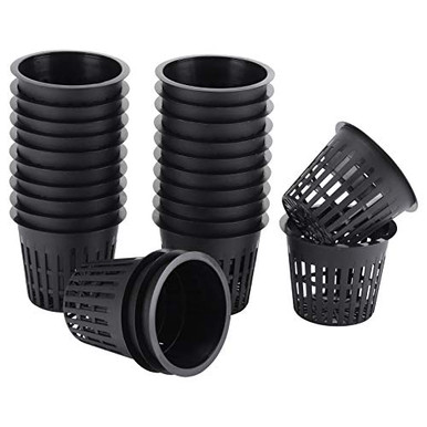 UPMCT 2 3 4 Inch Net Pots 25 Packs net Cups with Slotted Mesh Wide Lip ...