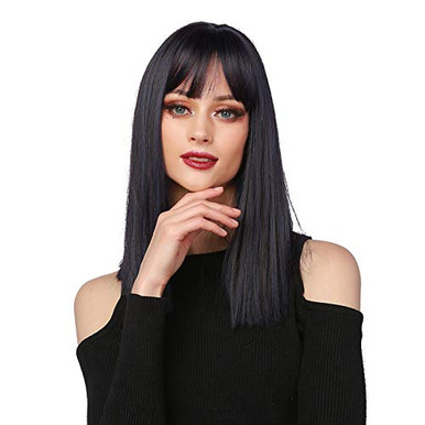 22 Inches long Straight Hair Wig for Women Synthetic Hair Natural ...