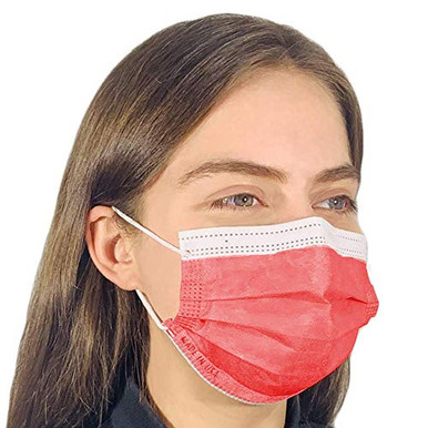50 Pack 3-Ply Disposable Face Masks General Use Lightweight with Ear ...