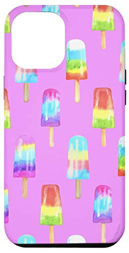 iPhone 12 Pro Max Watercolor Ice Cream Bar Ice Pop Ice Lolly Rainbow ...