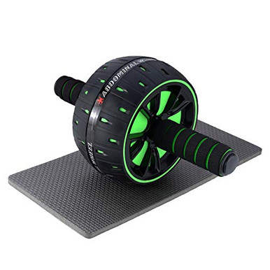 JCUTE Ab Roller Wheel For Abs Workout Ultra-Wide Roller With Knee Mat ...