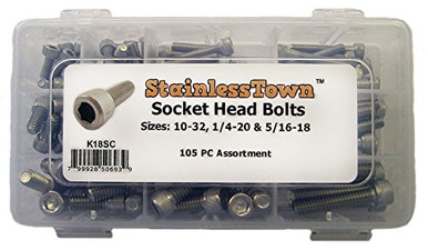 Stainless Steel Socket Head Cap Screw Assortment Kit - Warehousesoverstock