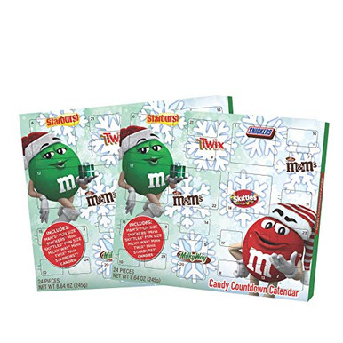 2020 Mars Assorted Candy Christmas Advent Calendar with M and M's ...