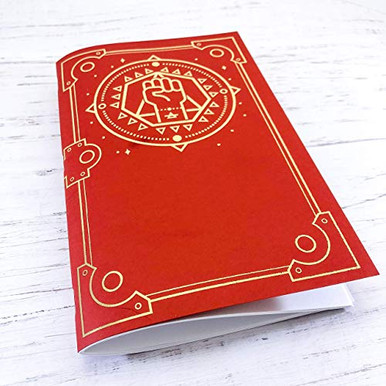 Red Monk Character Book DnD Accessories Dungeons and Dragons Gold Foil ...