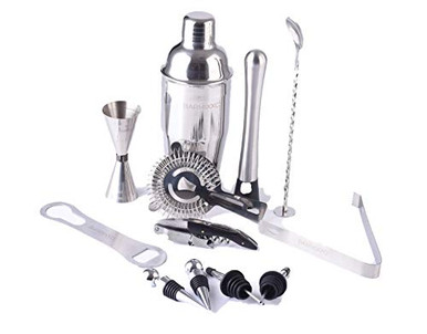 15 PC Bartender Kit - For an Awesome Drink Mixing Experience - Cocktail ...
