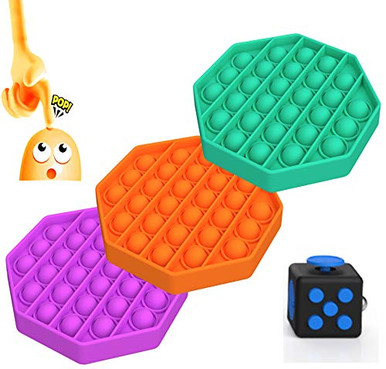 Silicone Stress Toys for Kids Squeeze Sensory Toys Autism Toys Help to ...