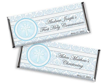 Communion Christening Baptism Candy Bar Wrappers for Chocolate Bar ...